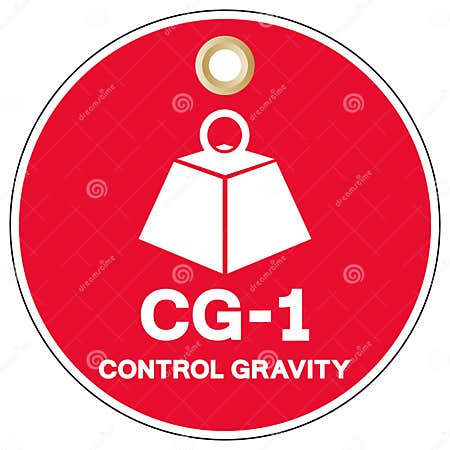 Control Gravity Tag Label Symbol Sign, Vector Illustration, Isolate on ...