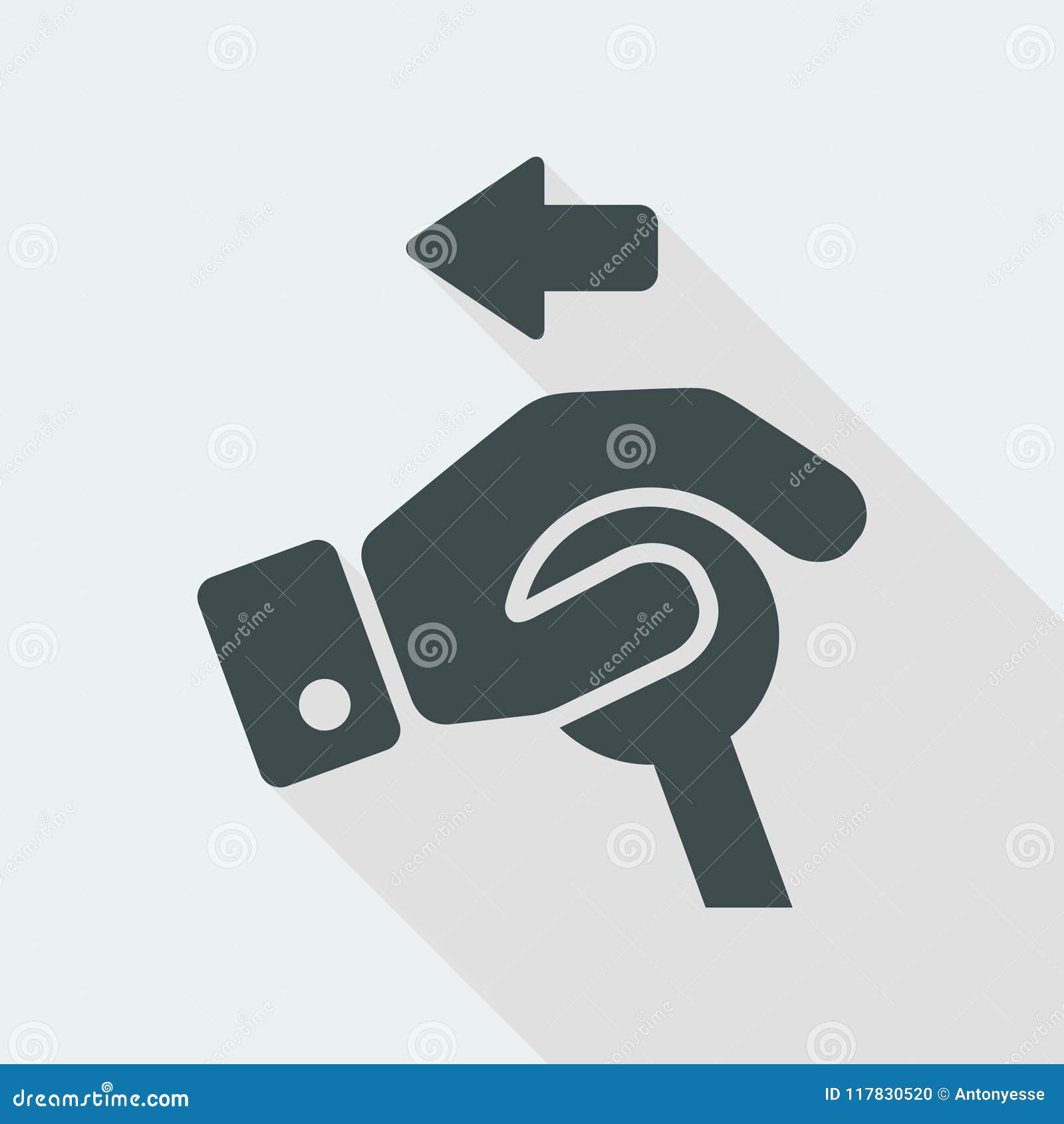 Control handle icon stock vector. Illustration of downshift - 117830520