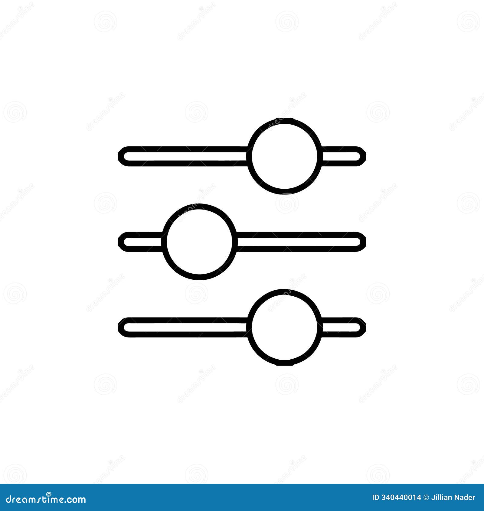 Control Icon Group Symbol or Sign Vector Stock Illustration ...
