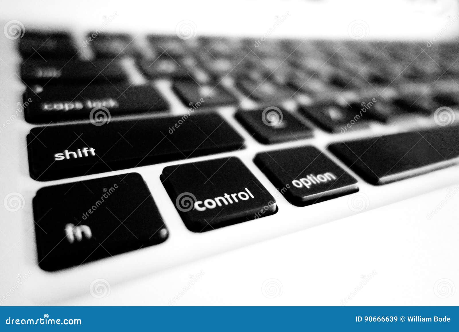 Control Key Board Bokeh stock image. Image of monochromatic - 90666639