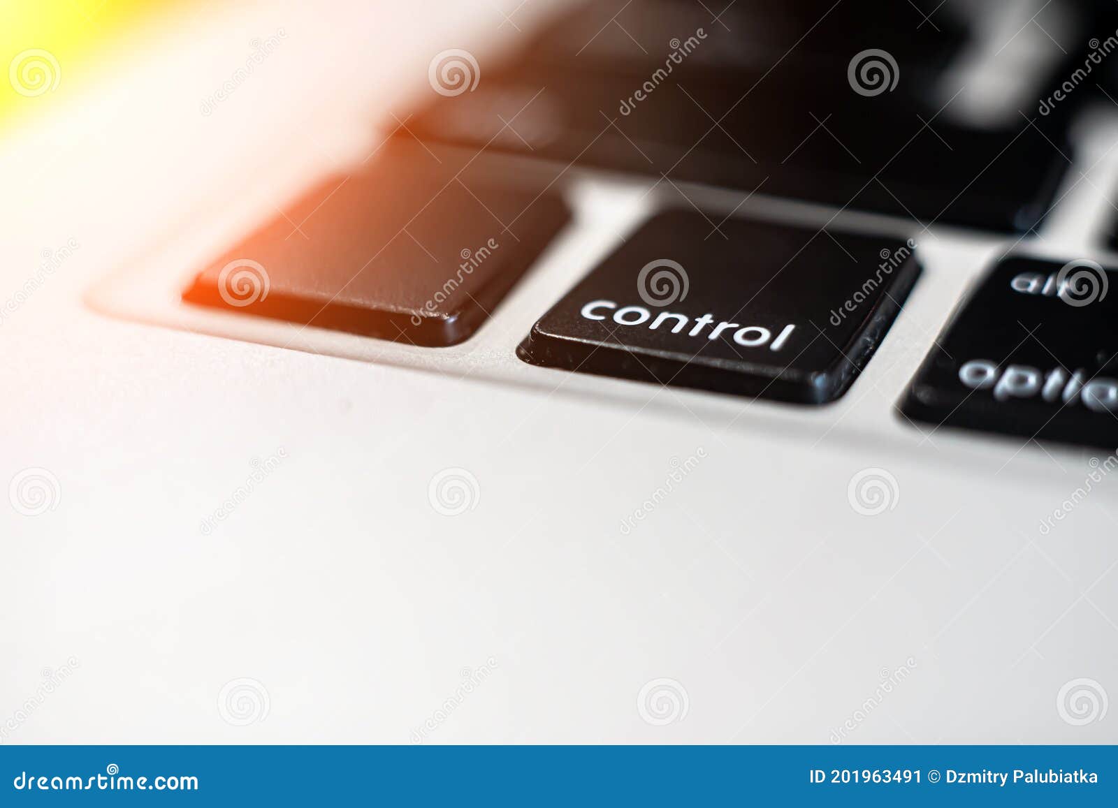 Control Key on the Keyboard Close Up Macro Photo Stock Image - Image of ...