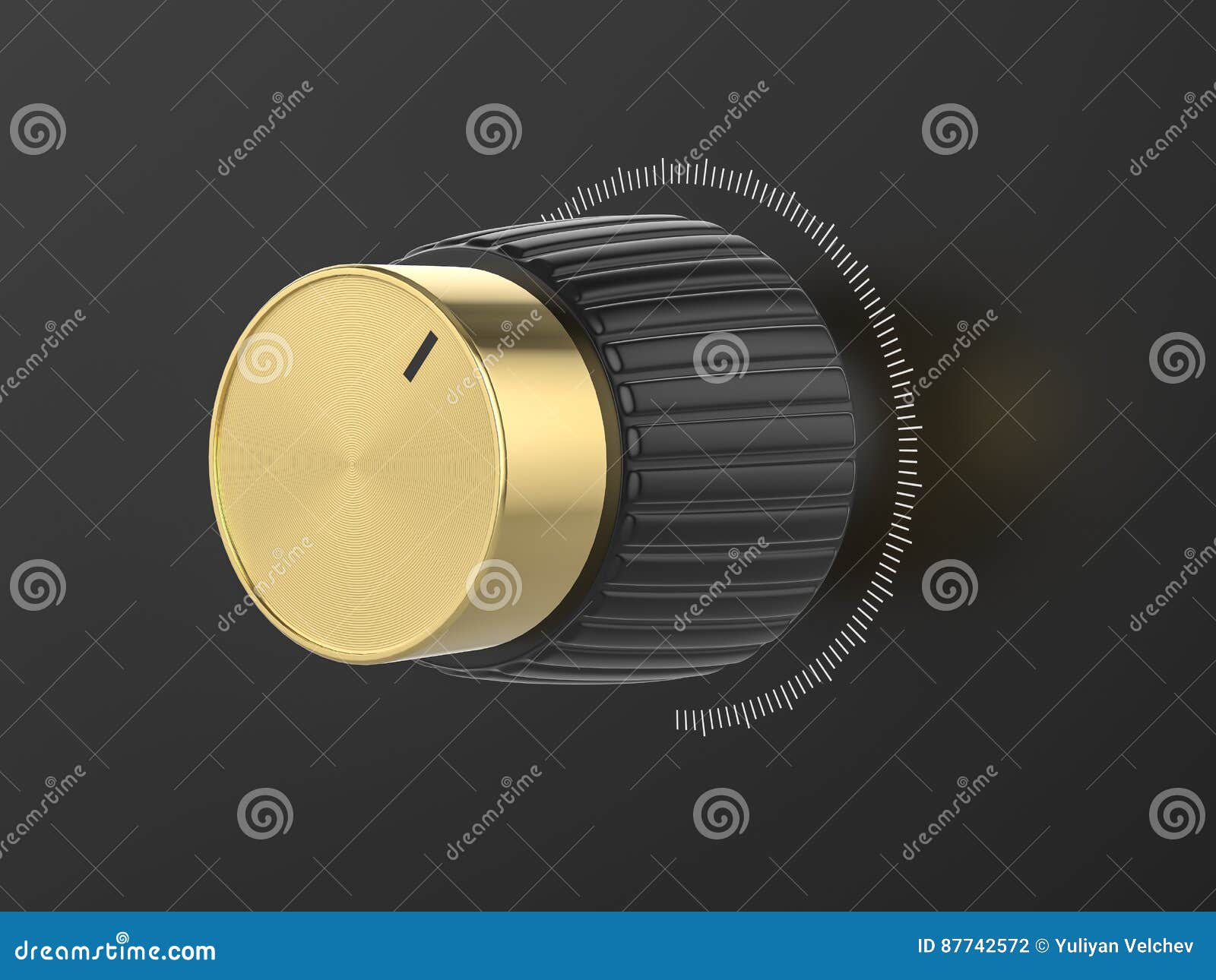 Control Knob Used For Regulating. Dashboard UI And UX Kit. Control ...