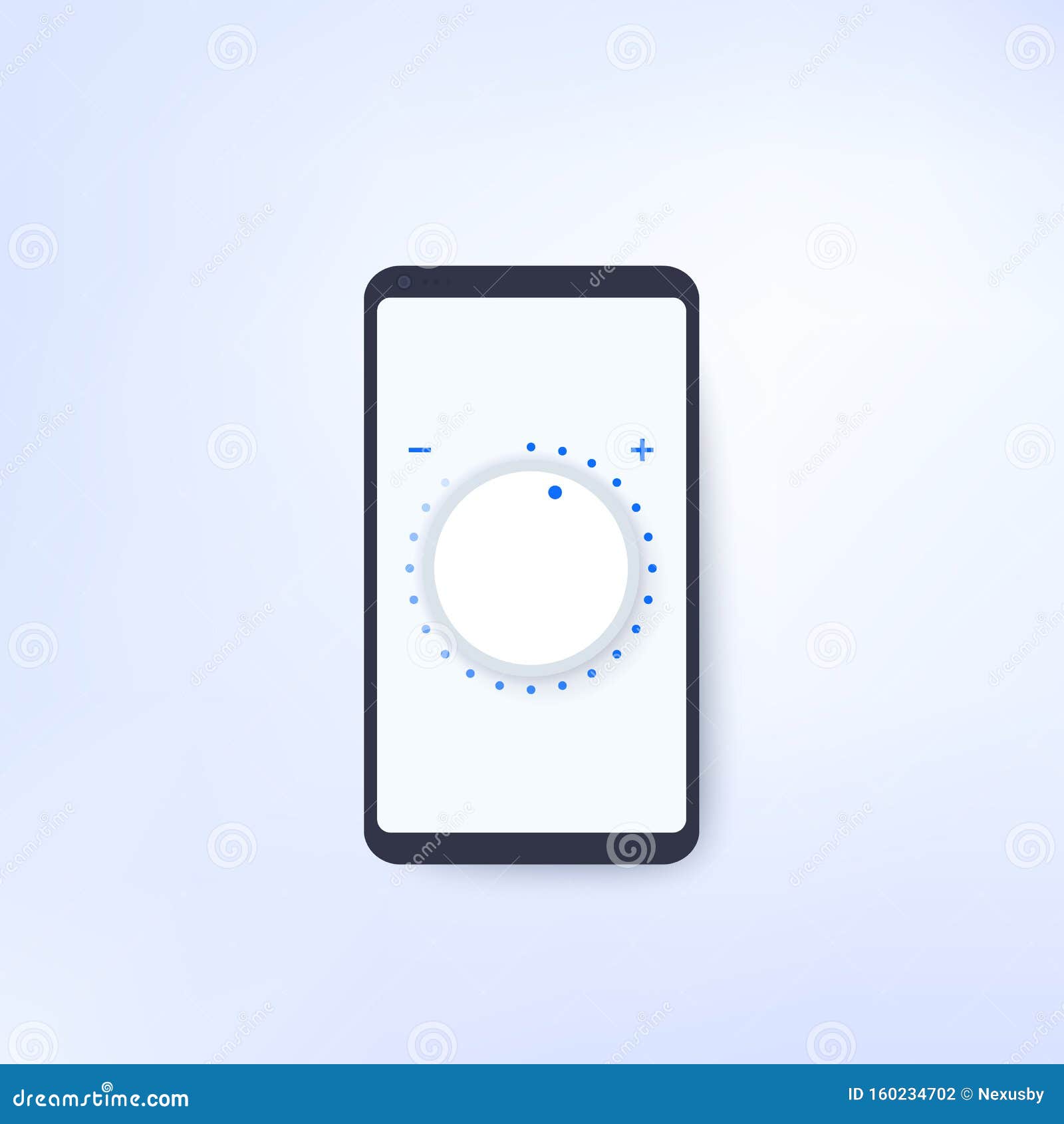 Control Knob, Regulator on Screen, Vector Stock Vector - Illustration ...