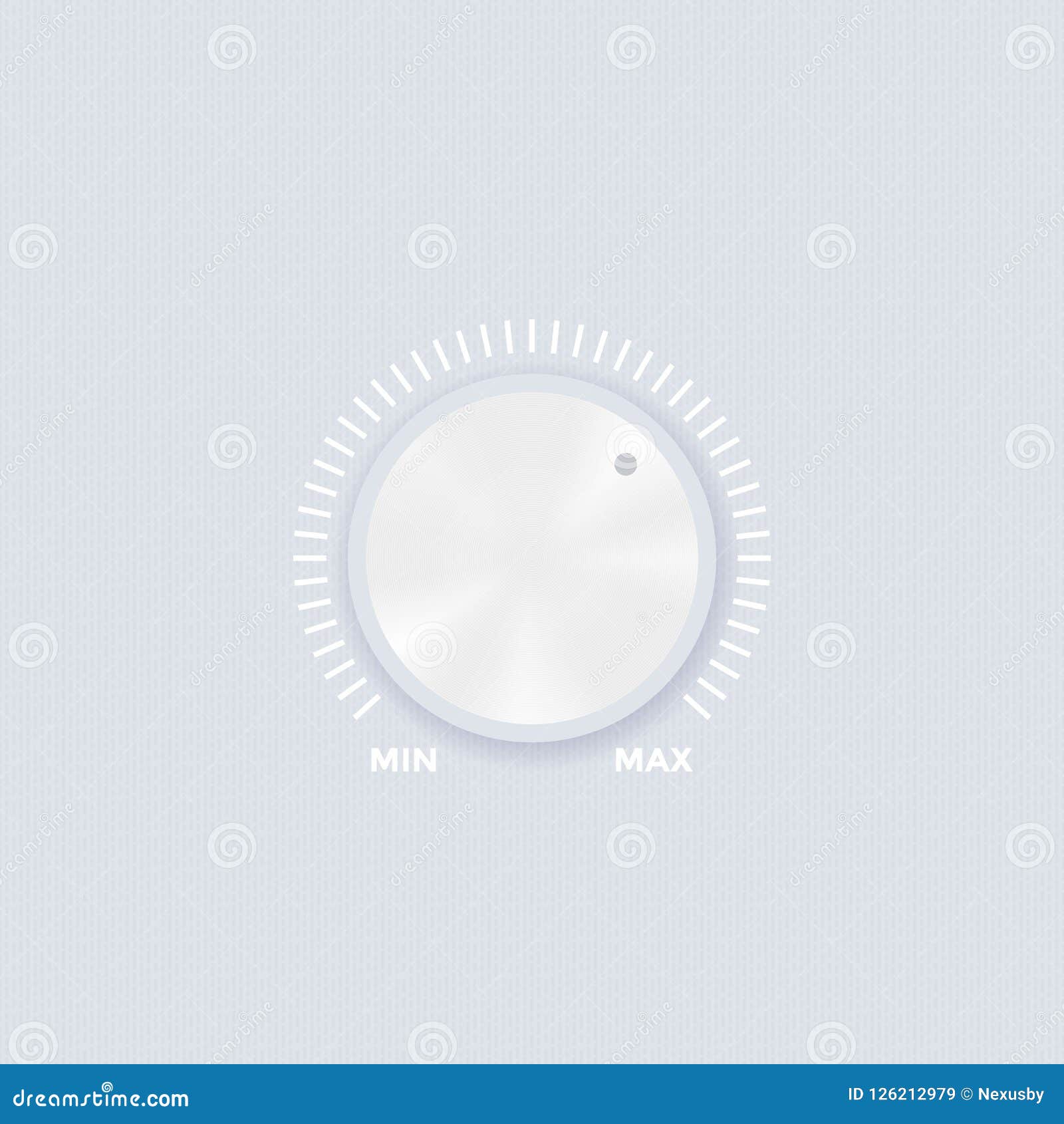 Control Knob Vector, Analog Regulator Stock Vector - Illustration of ...