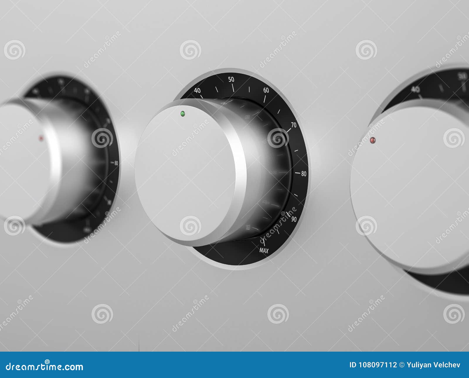 Control knobs stock illustration. Illustration of control - 108097112