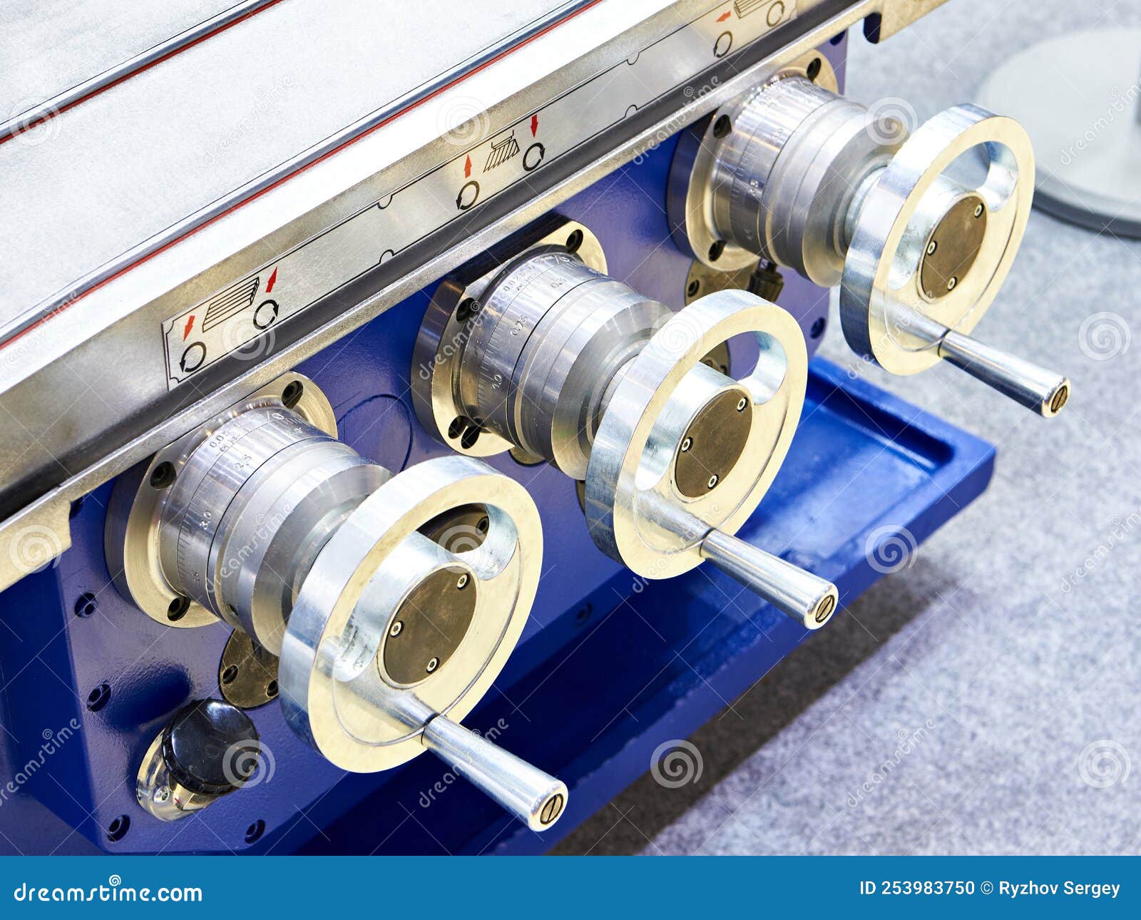 Machine control knobs stock photo. Image of machine - 253983750