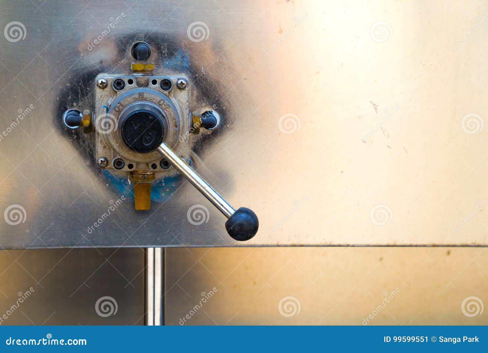 Control Levers on Old Machine Valves Stock Image - Image of asian ...