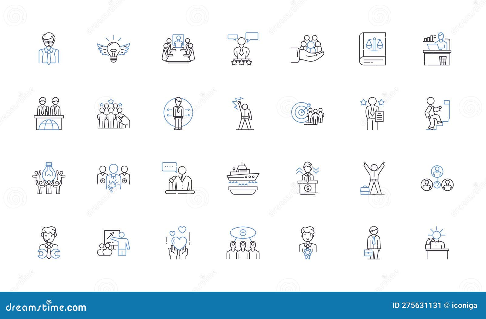 Control Line Icons Collection. Mastery, Authority, Command, Domination ...
