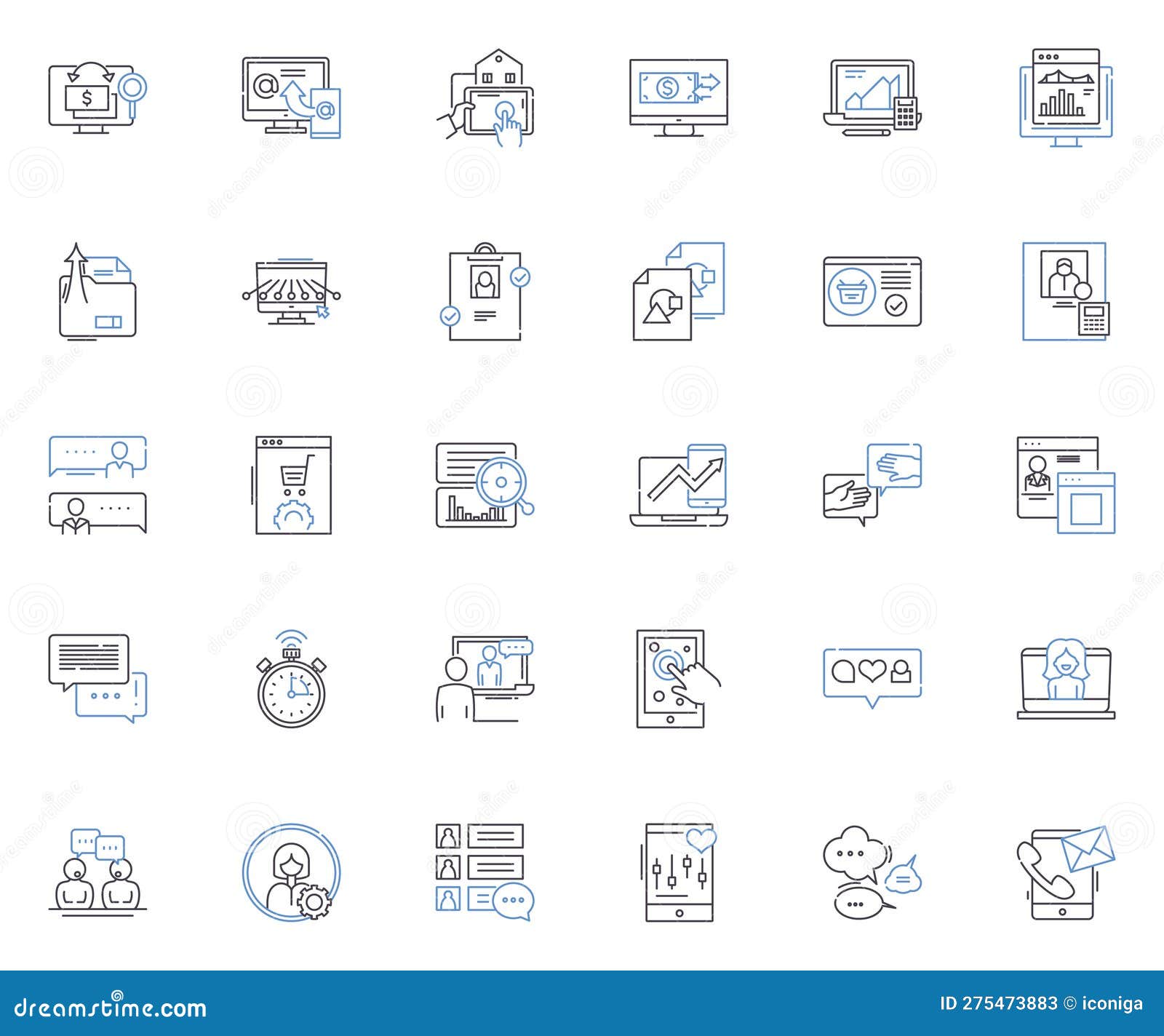 Control Line Icons Collection. Power, Authority, Command, Manipulation ...