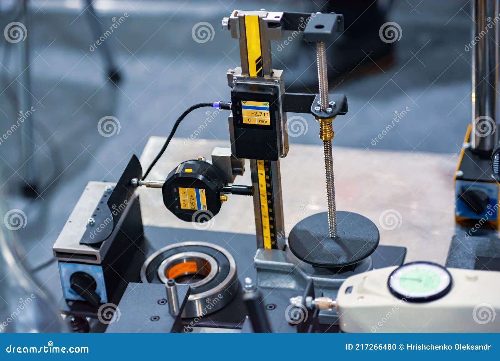 Control and Measuring Equipment. Precise Measuring Instrument Stock ...