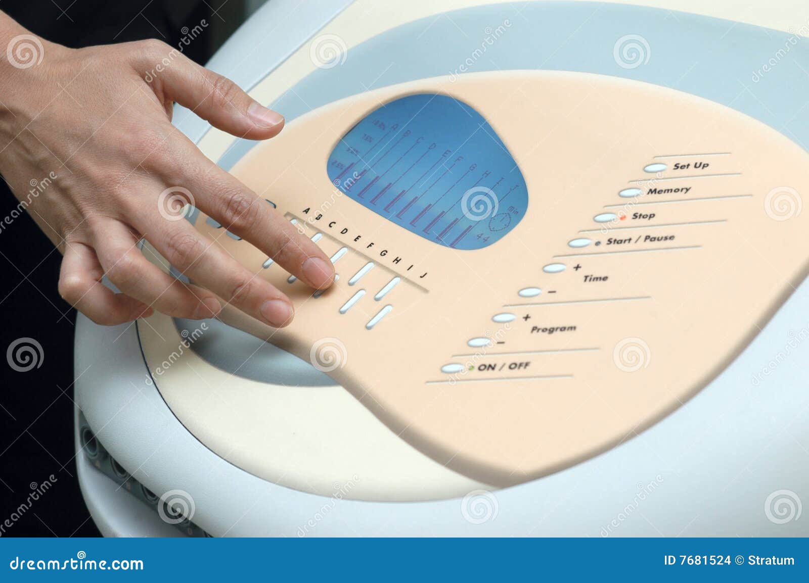 Control of medical stock photo. Image of fingers, touching - 7681524