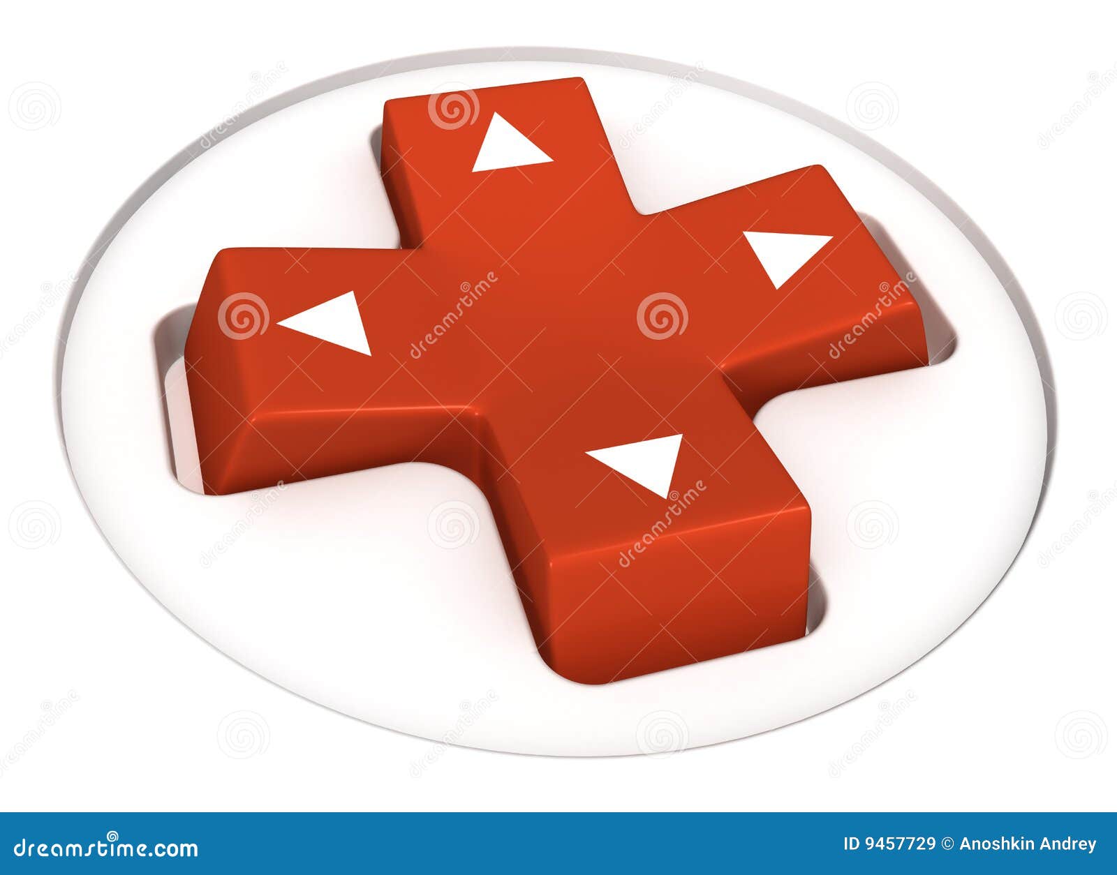 Control pad stock illustration. Illustration of equipment - 9457729