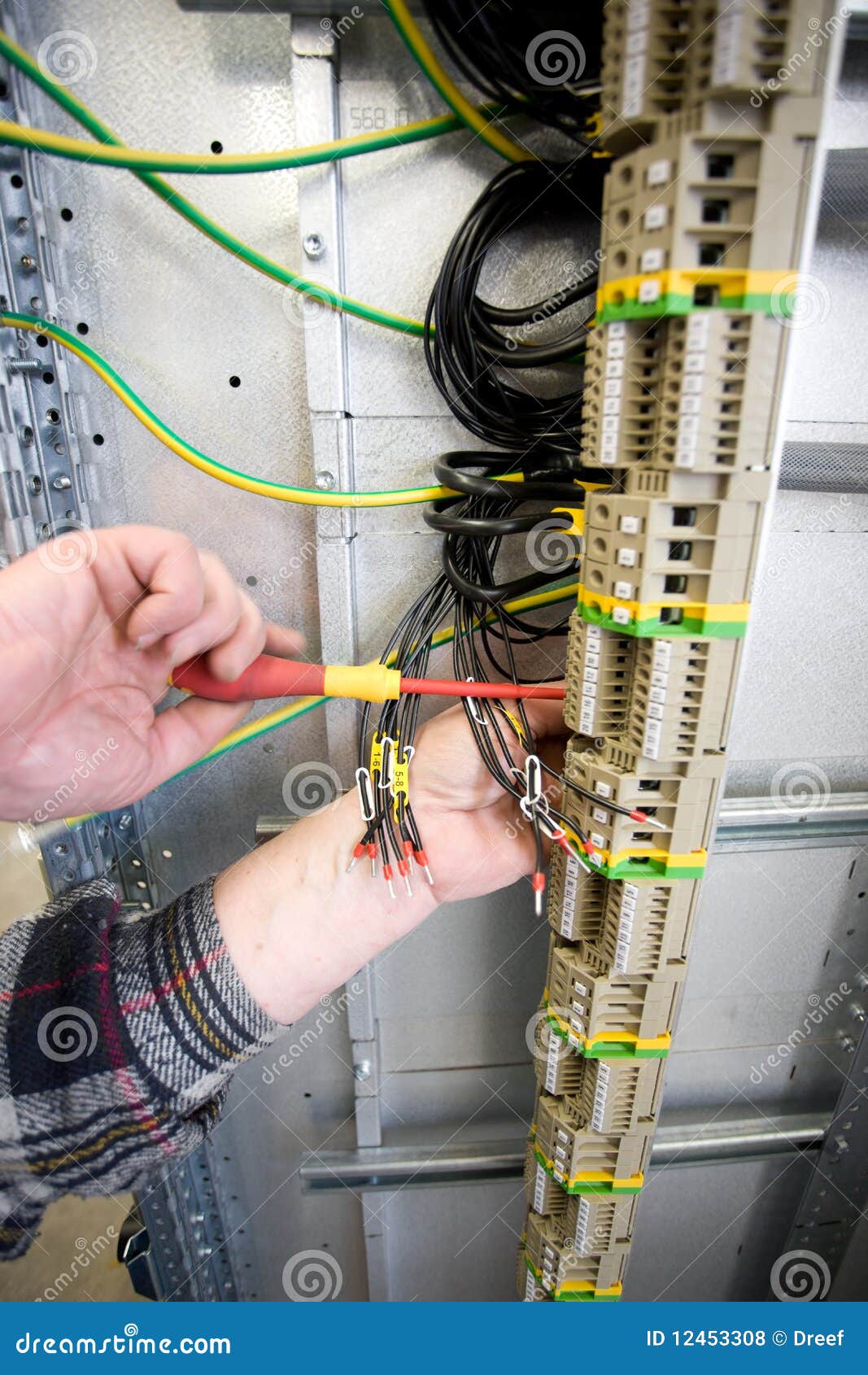 Control panel stock photo. Image of industry, hand, center - 12453308