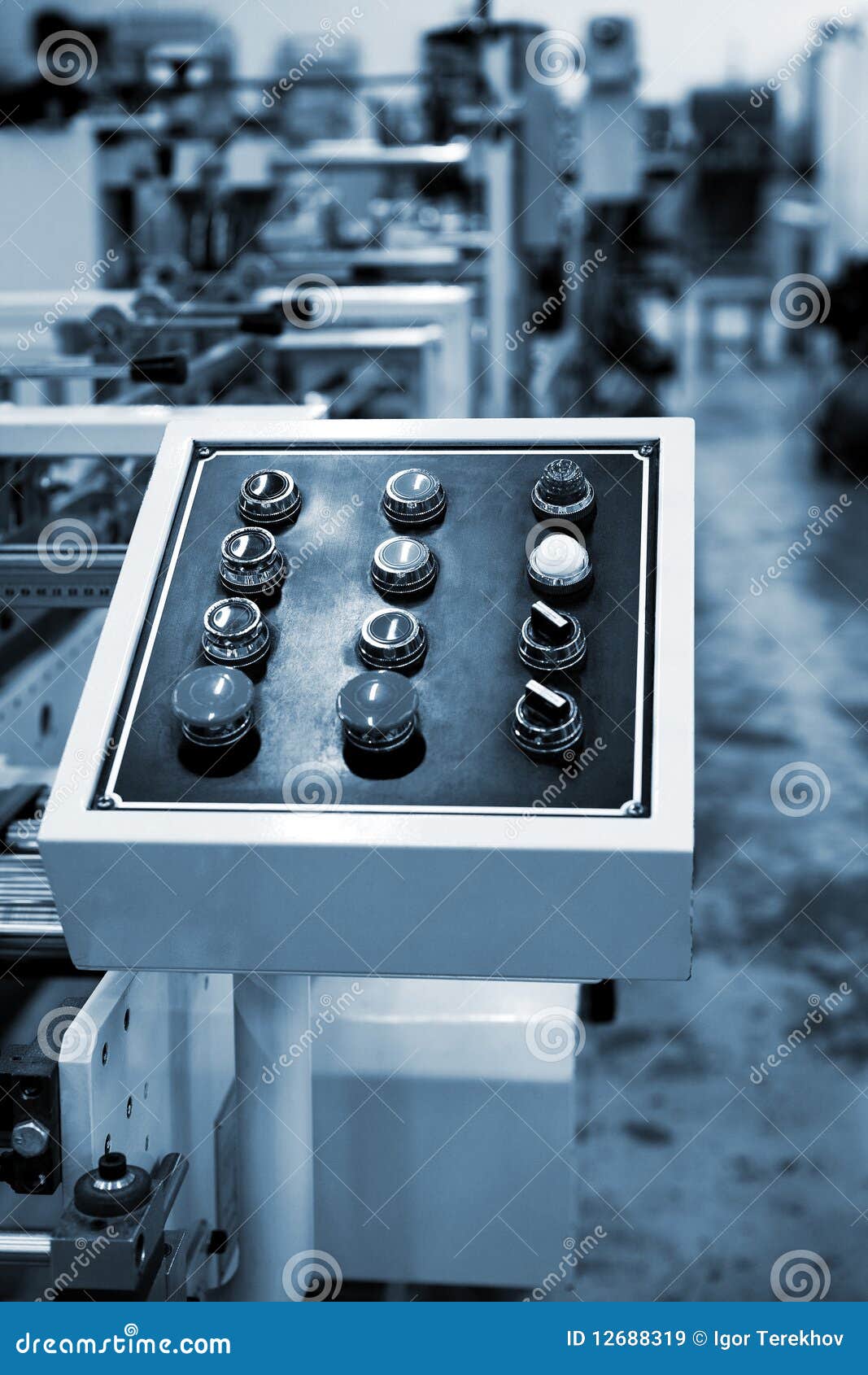 Control panel stock image. Image of metallic, concepts - 12688319