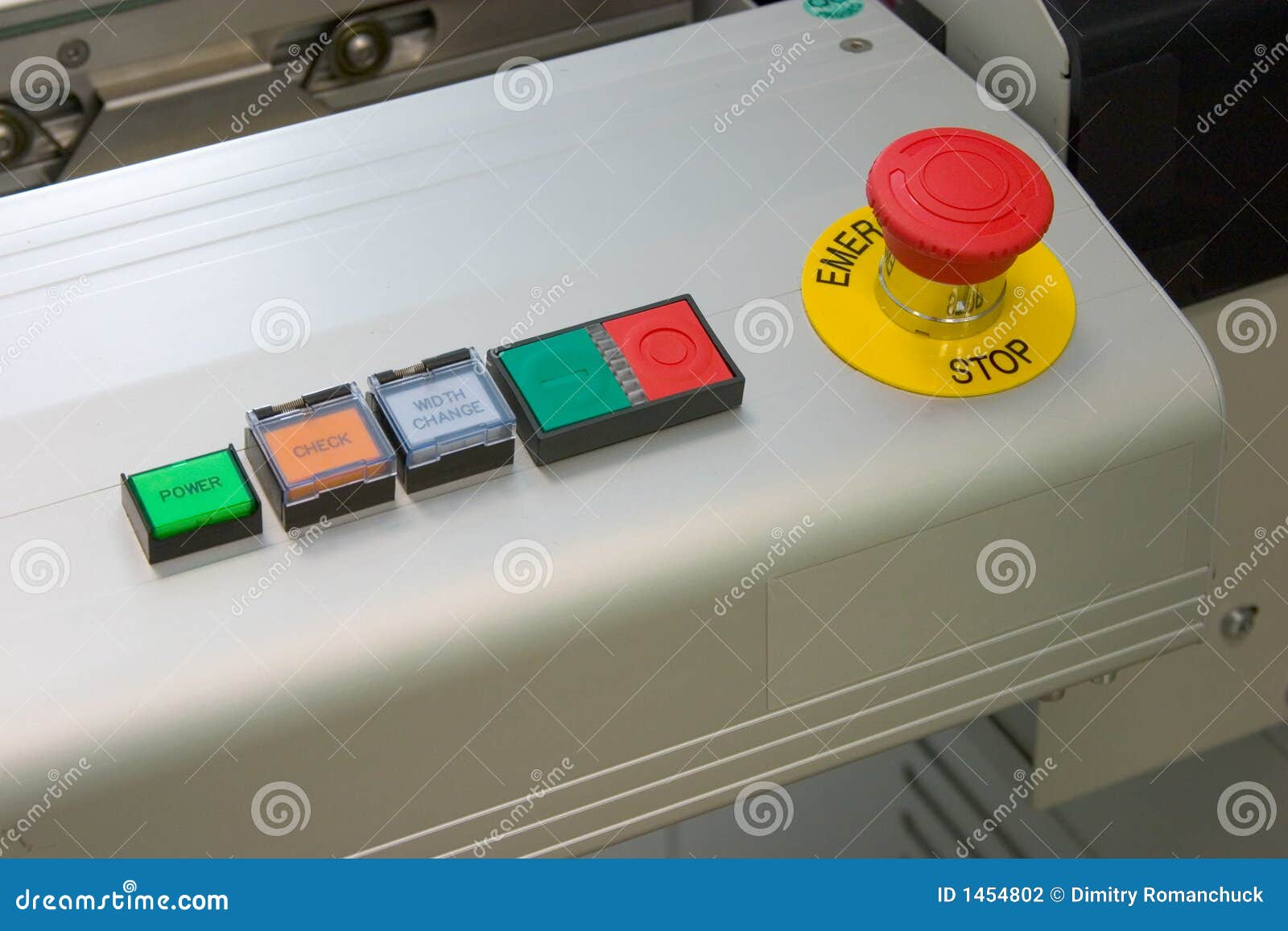 Control panel stock photo. Image of electric, knob, industrial - 1454802