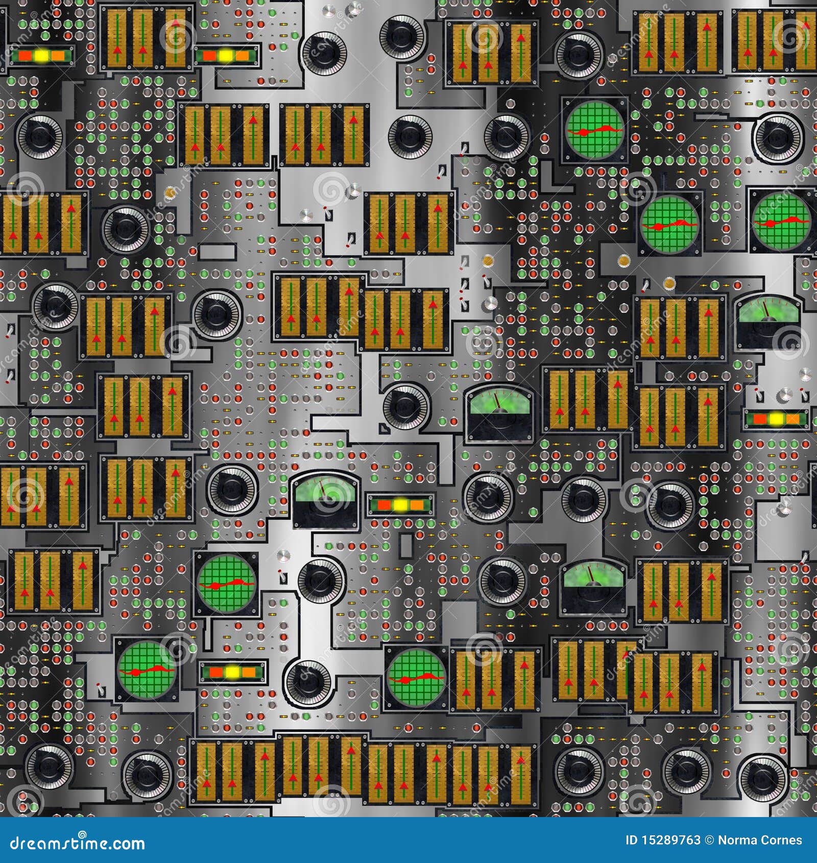 Control panel stock illustration. Illustration of gadget - 15289763