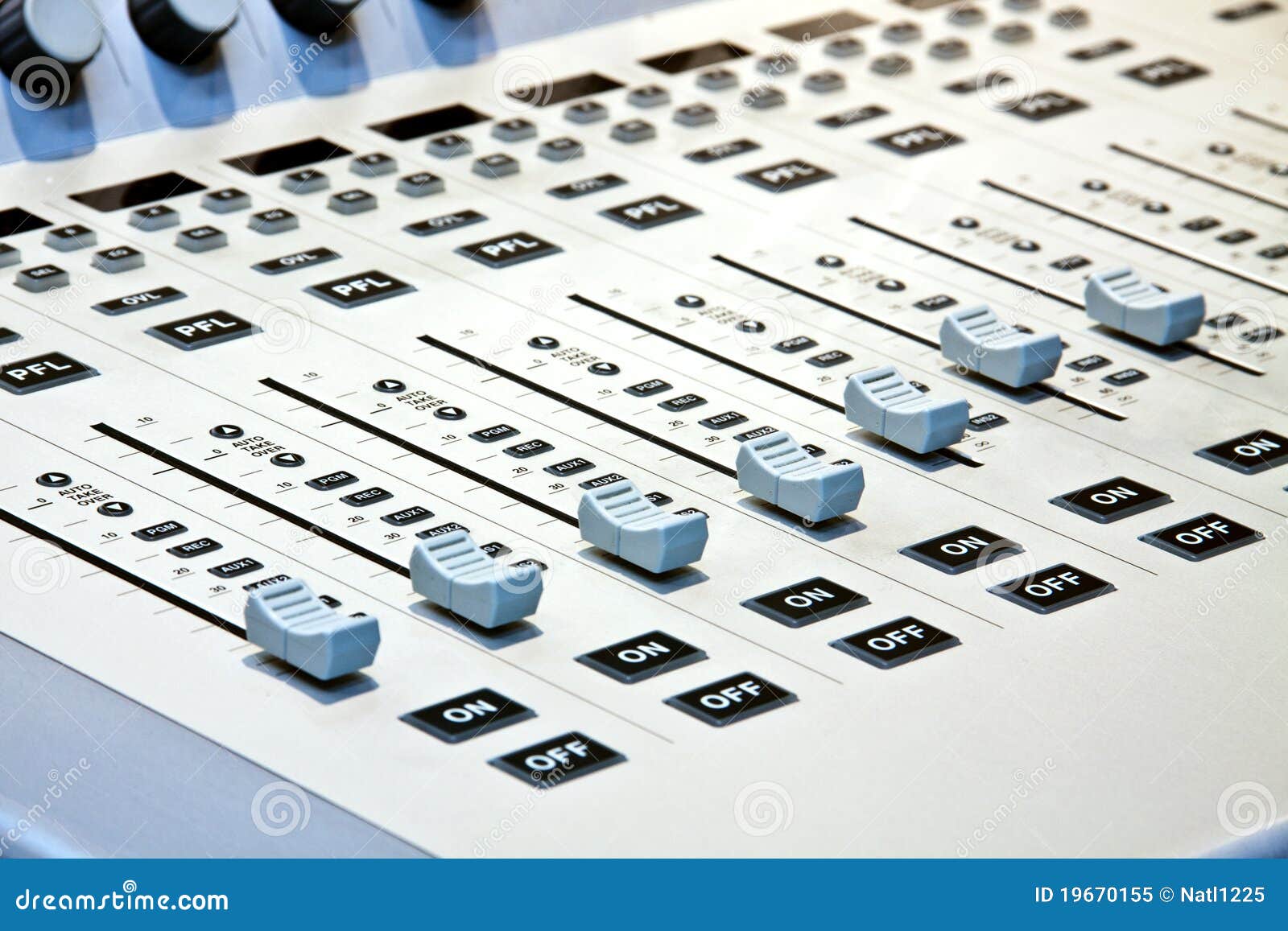 Control Panel stock image. Image of mixing, computer - 19670155