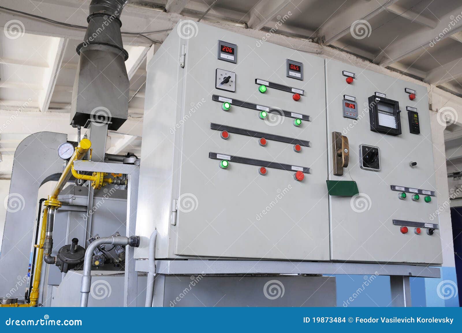 The control panel. stock photo. Image of technological - 19873484
