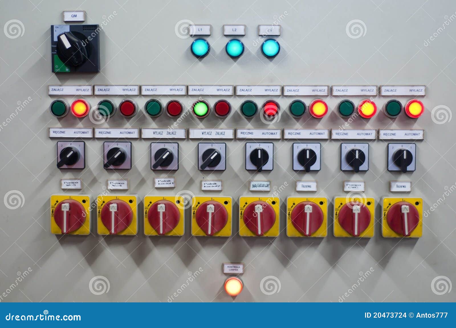 Control panel stock photo. Image of factory, board, electrical - 20473724