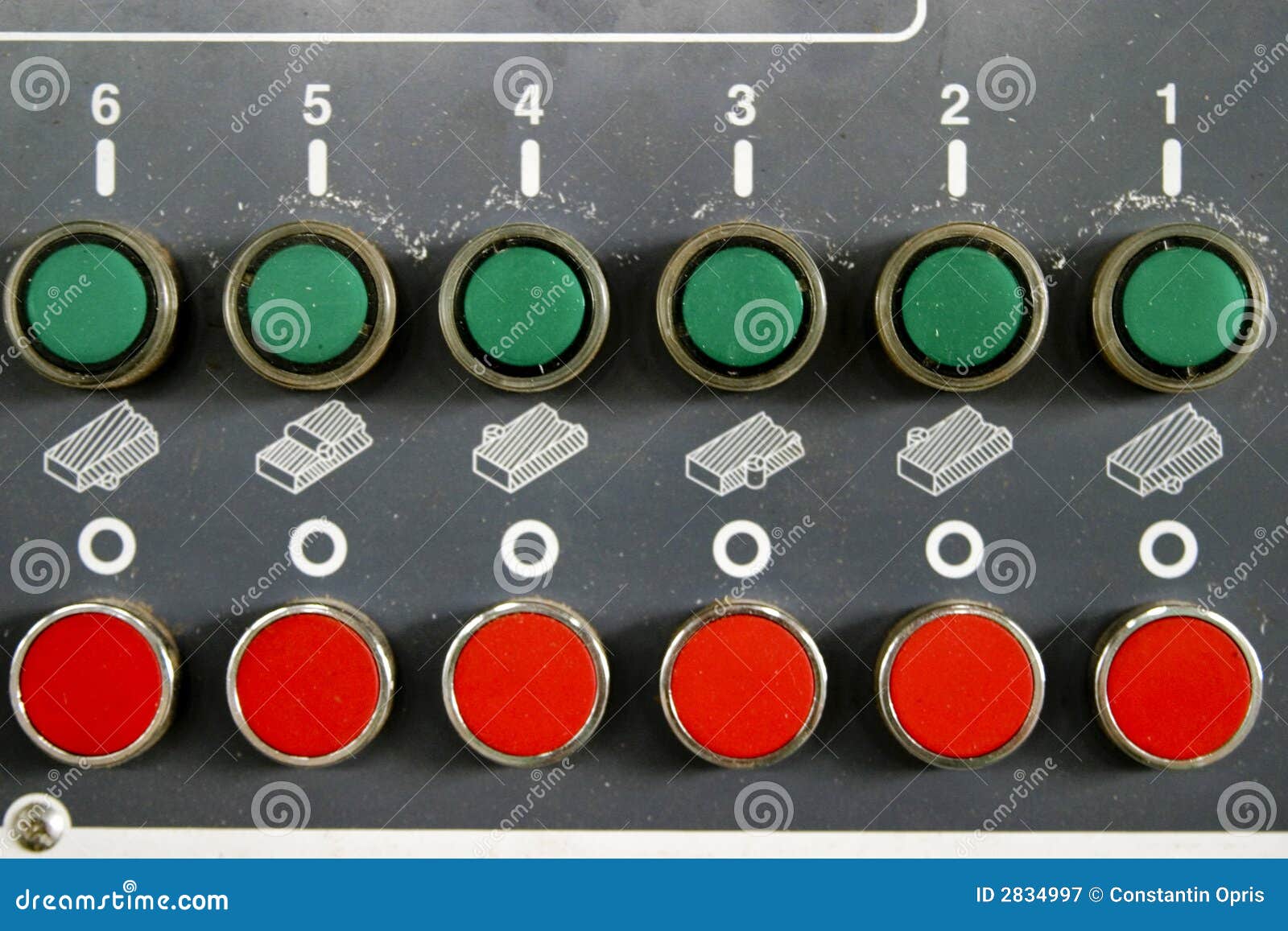 Control panel stock image. Image of push, controls, detail - 2834997