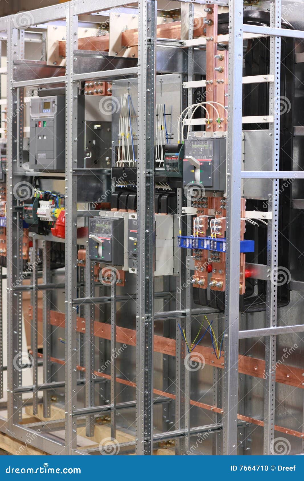 Control panel stock photo. Image of metal, industrial - 7664710
