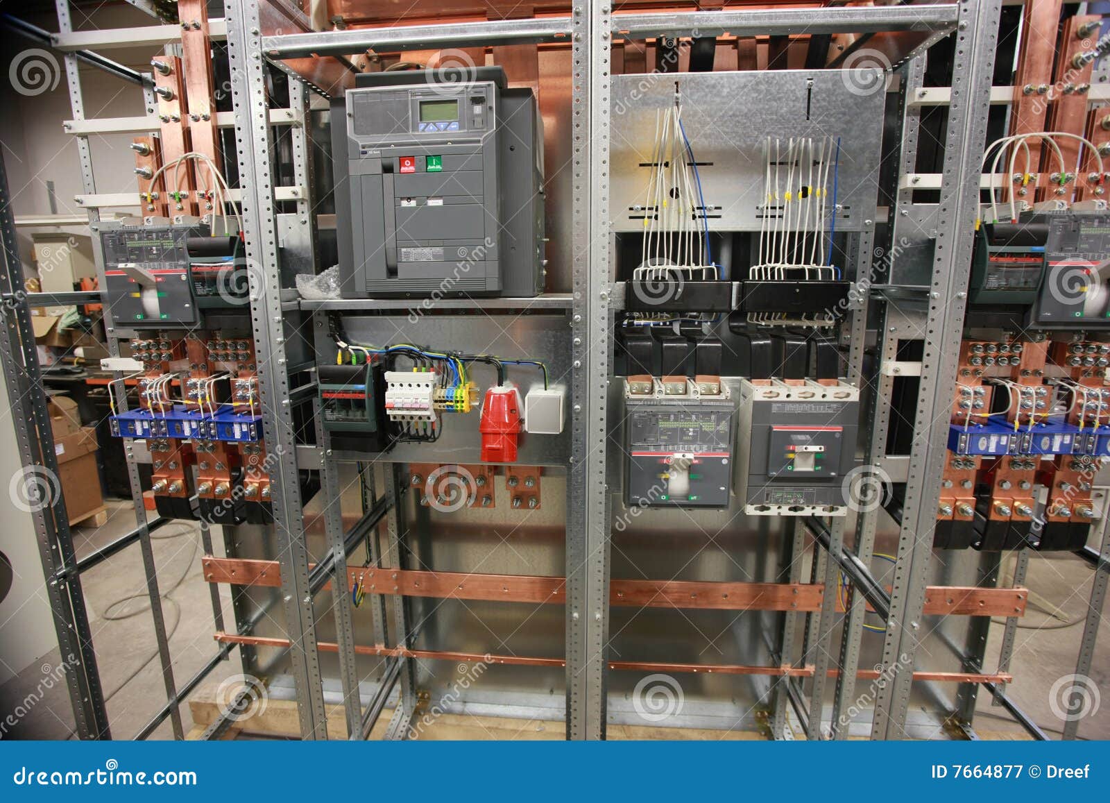 Control panel stock image. Image of enclosure, panel, power - 7664877