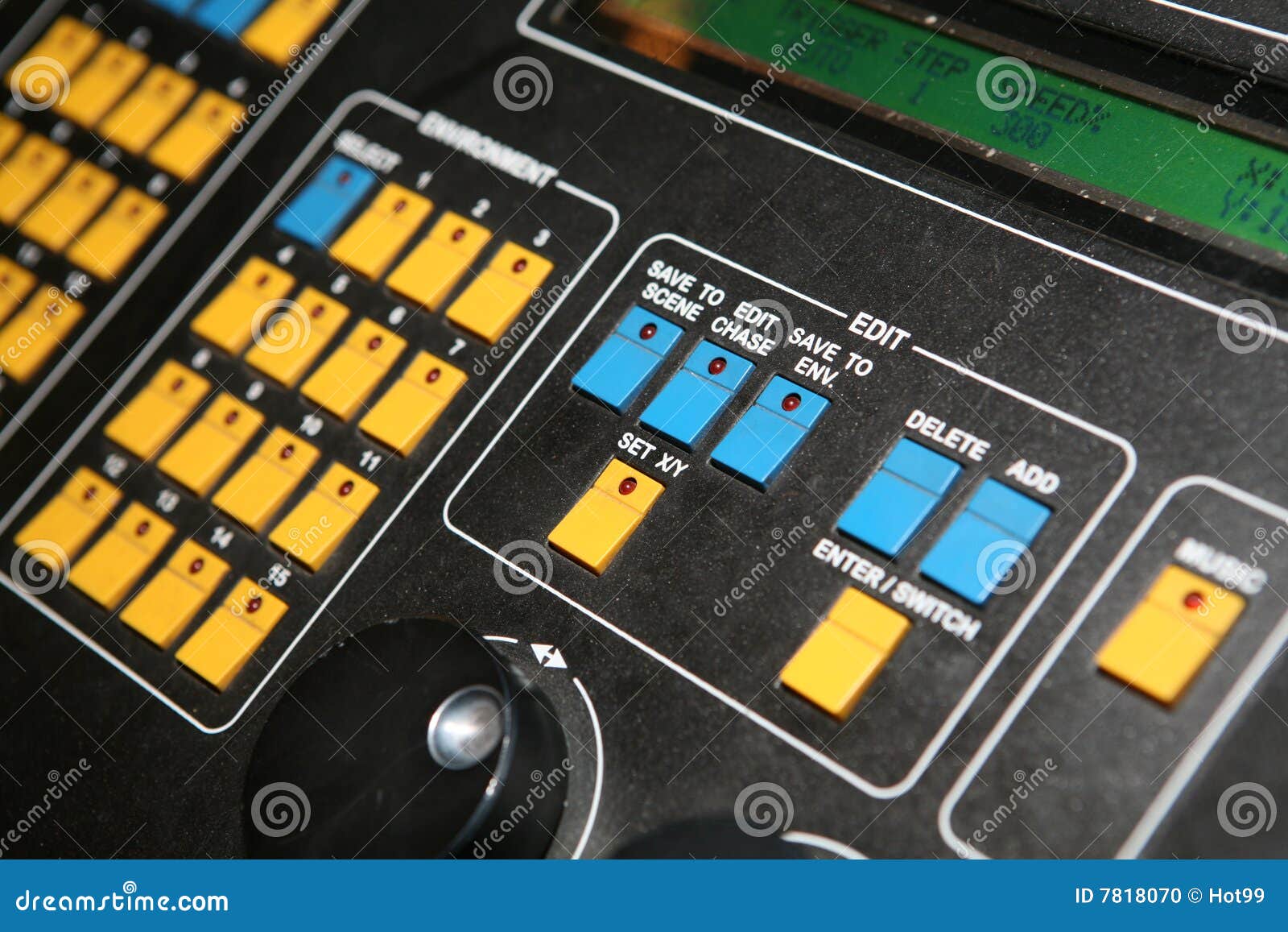 Control panel stock photo. Image of lighting, monitor - 7818070