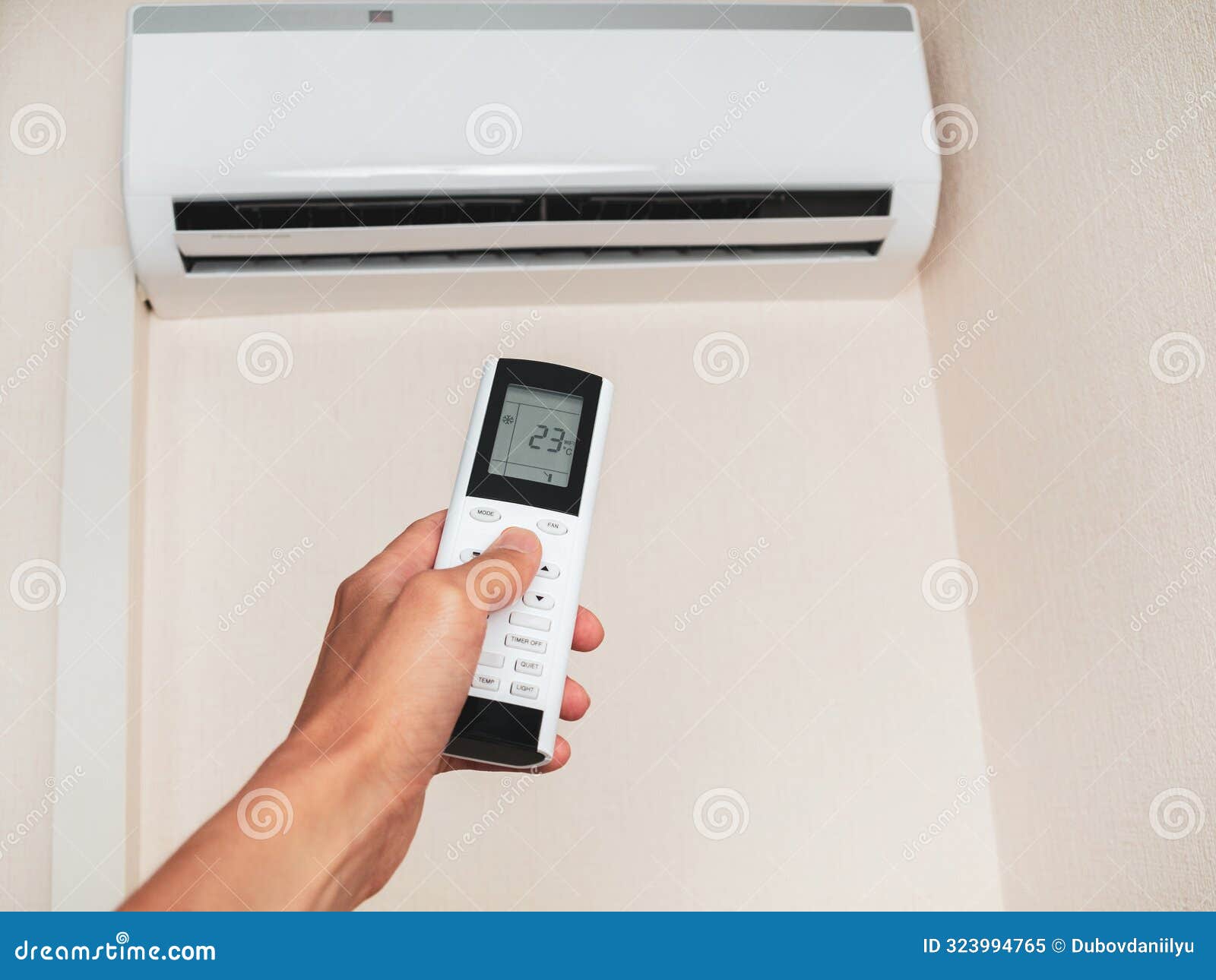 Control Panel for an Air Conditioner Humidifier with a Comfortable ...