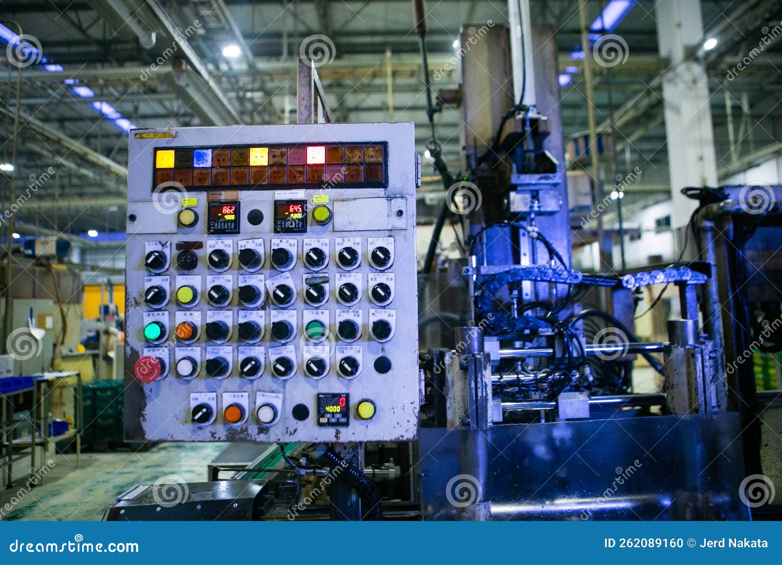 The Control Panel and Analog Switch with the Control Button of the ...