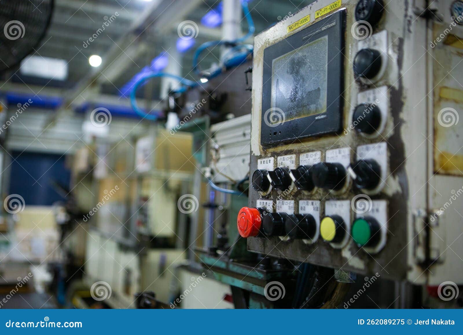 The Control Panel and Analog Switch with the Control Button of the ...