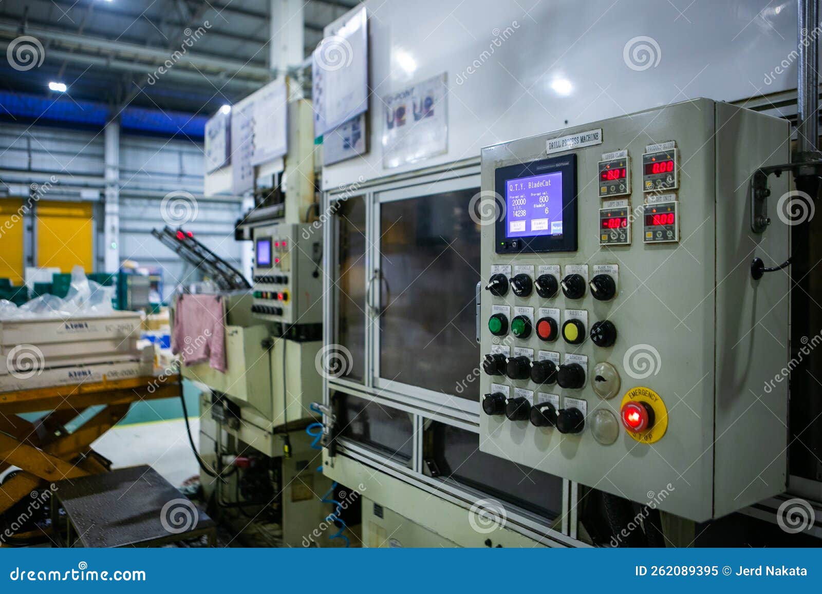 The Control Panel and Analog Switch with the Control Button of the ...