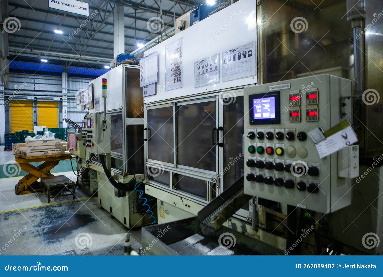 The Control Panel and Analog Switch with the Control Button of the ...