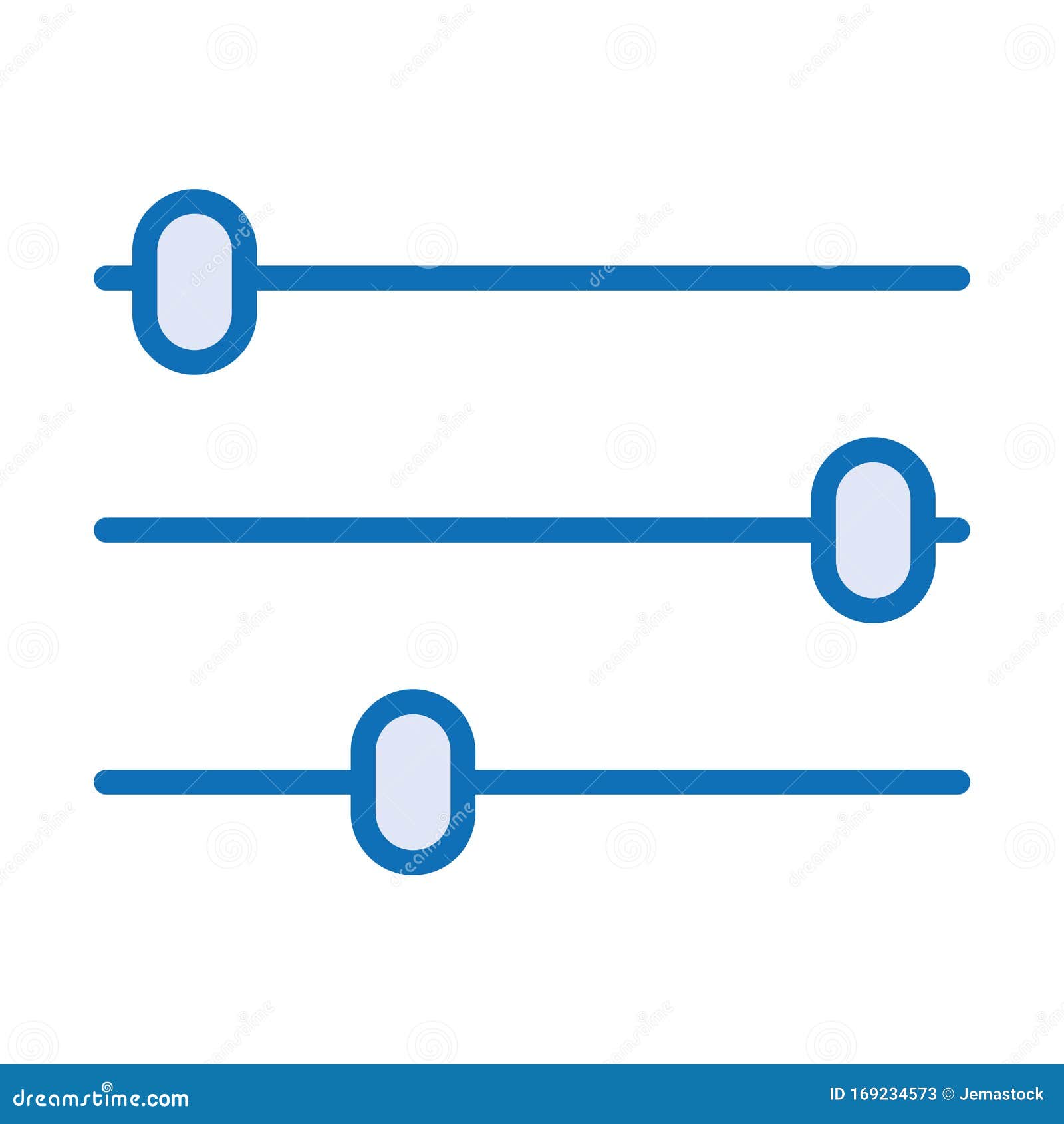Control Panel Audio Isolated Icon Stock Vector - Illustration of ...