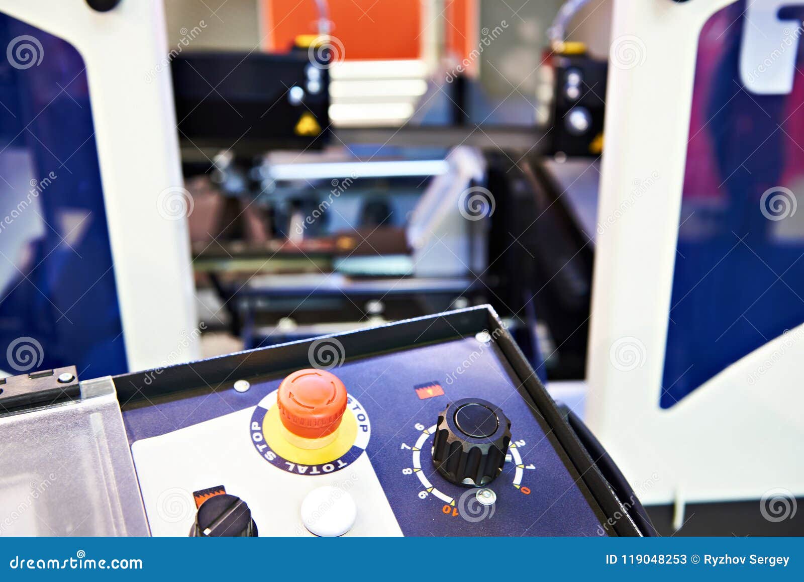 Control Panel Band Saw Machine Stock Image - Image of machine ...