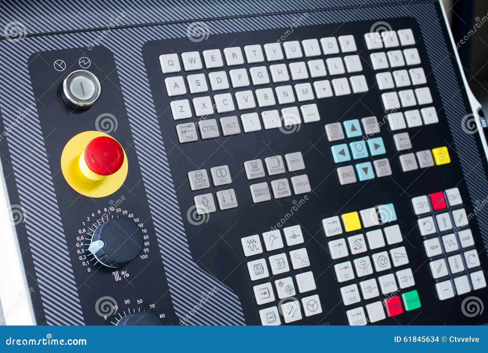 Control panel stock photo. Image of power, machine, factory - 61845634