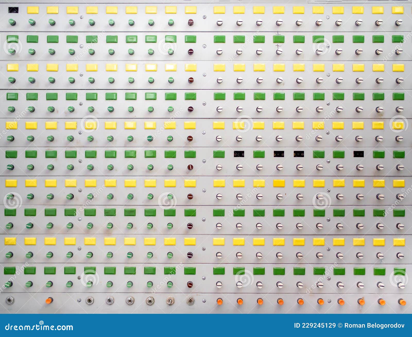 Control Panel Buttons Background. Stock Image - Image of interior ...