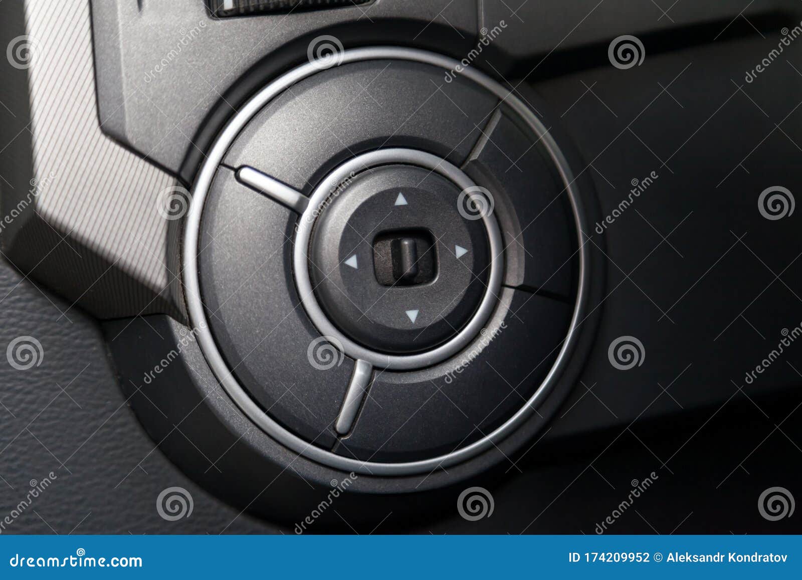 A Control Panel with Buttons and a Joystick To Select Directions ...