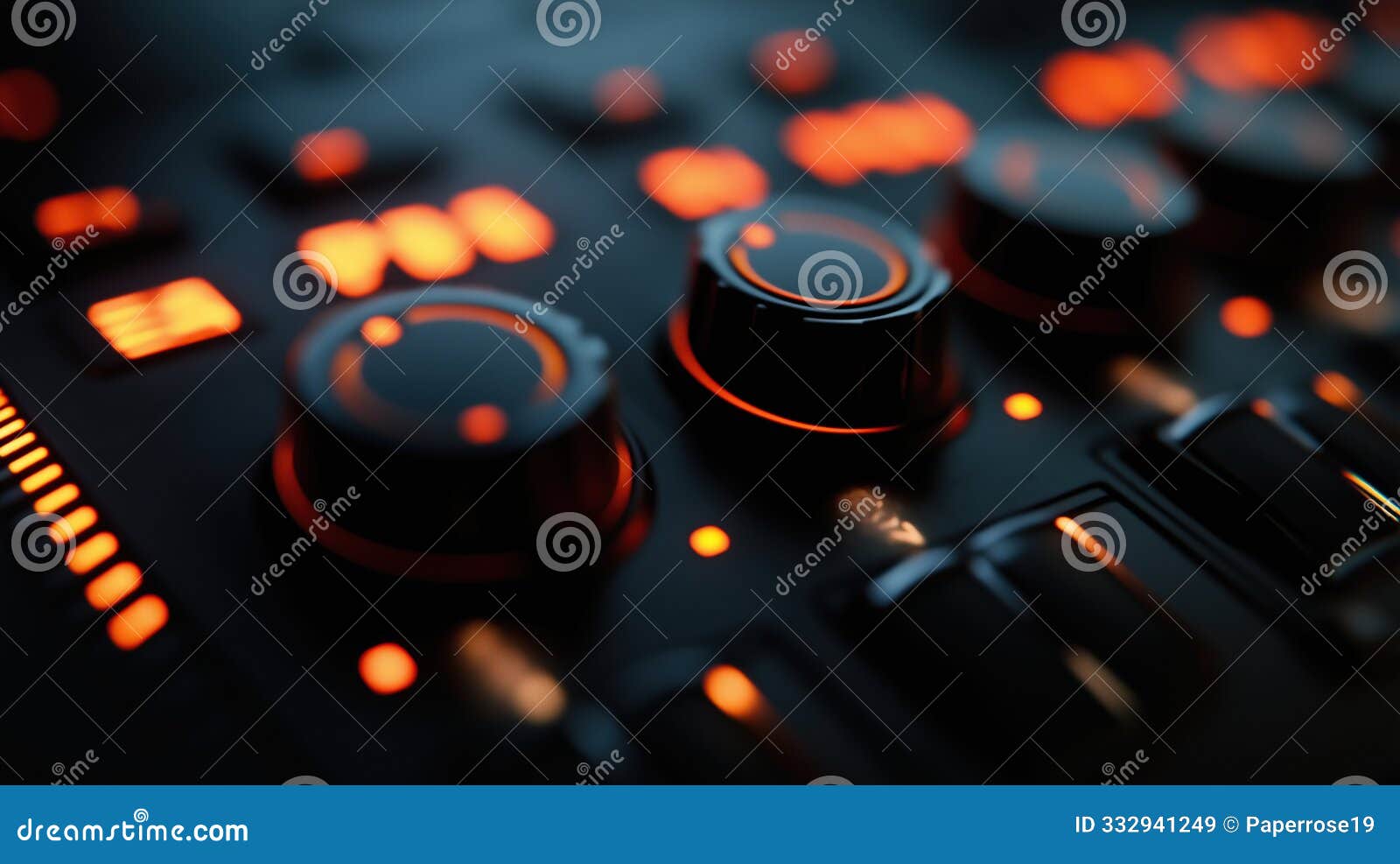 Control Panel Buttons Switches Photography Stock Image - Image of ...