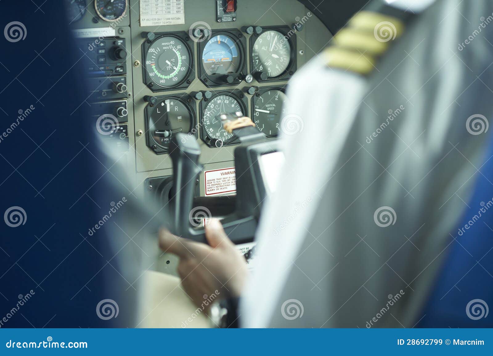 Control Panel on a Cesna Airplane Editorial Stock Image - Image of ...
