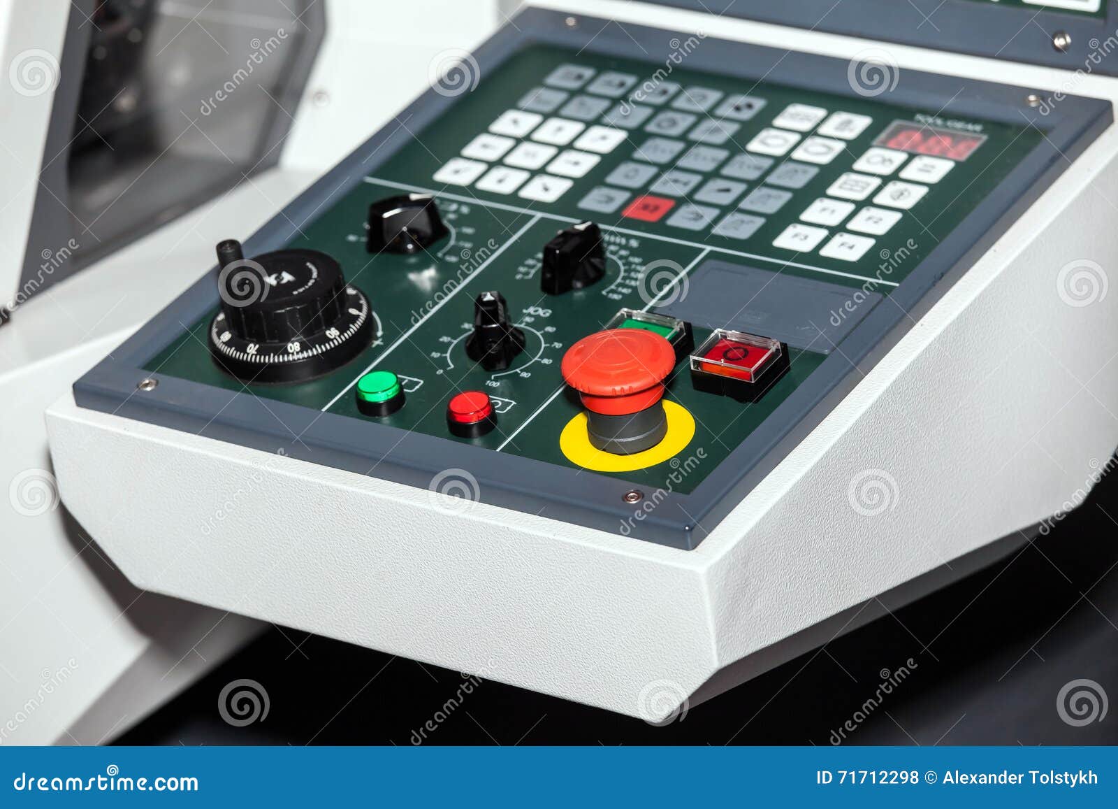 Control Panel of CNC Machine Stock Photo - Image of control, technology ...
