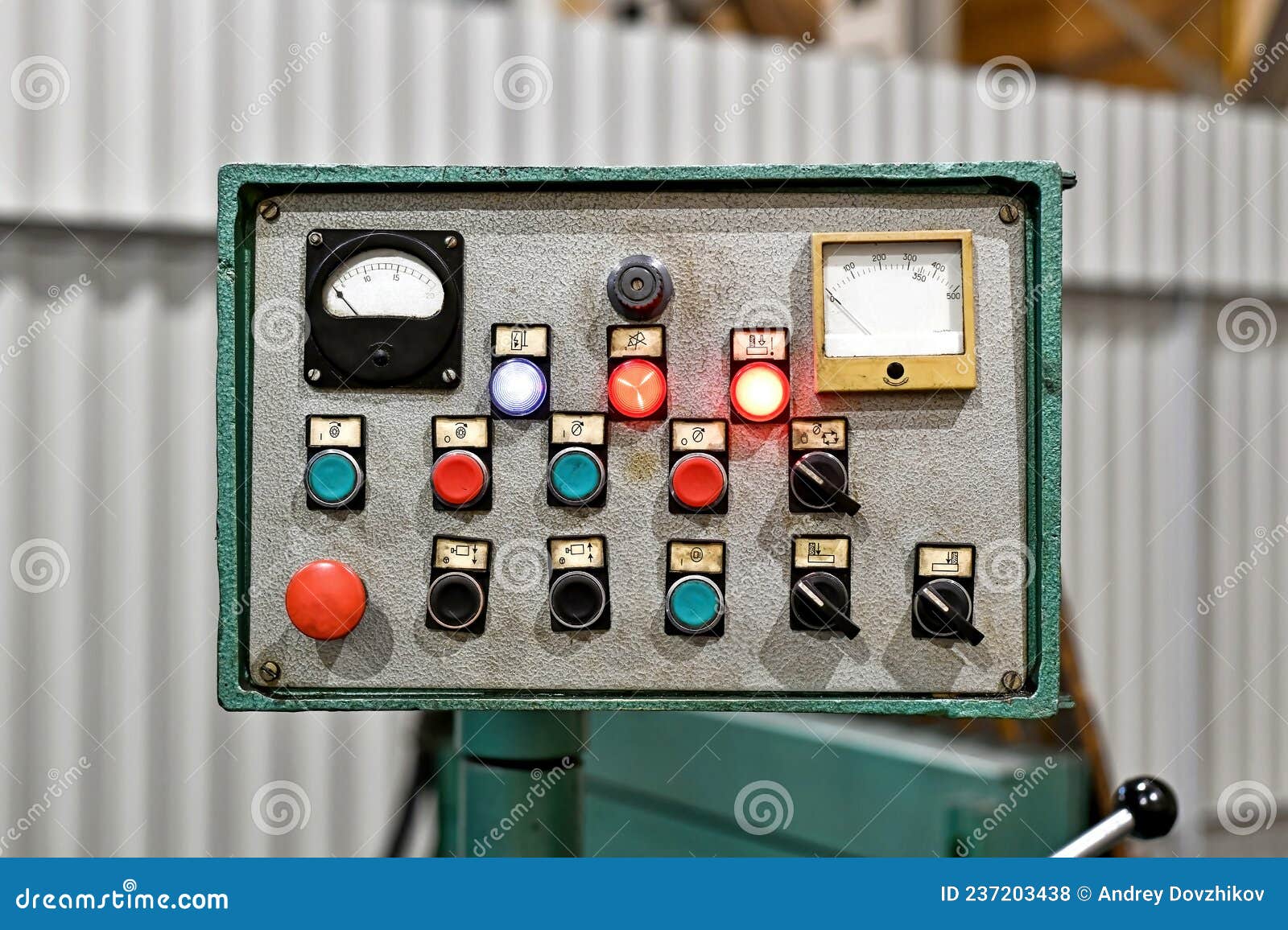 The Control Panel from the CNC Machine Which Gives the Command To ...