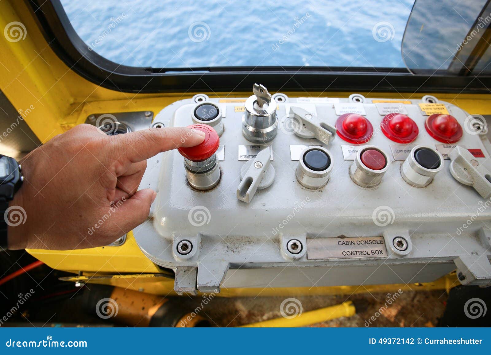 Control Panel for Control the Machine. Switch on the Panel and Control ...