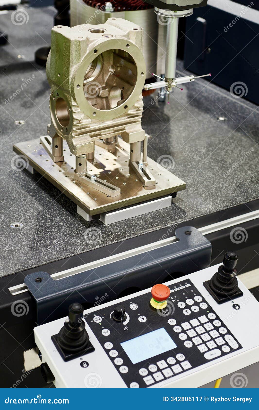 Control Panel of Coordinate Measuring Machine Stock Image - Image of ...