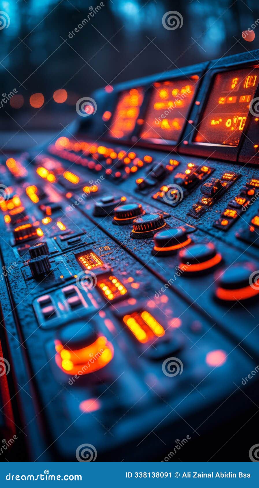 Control Panel Detail.Precision Engineering Stock Illustration ...