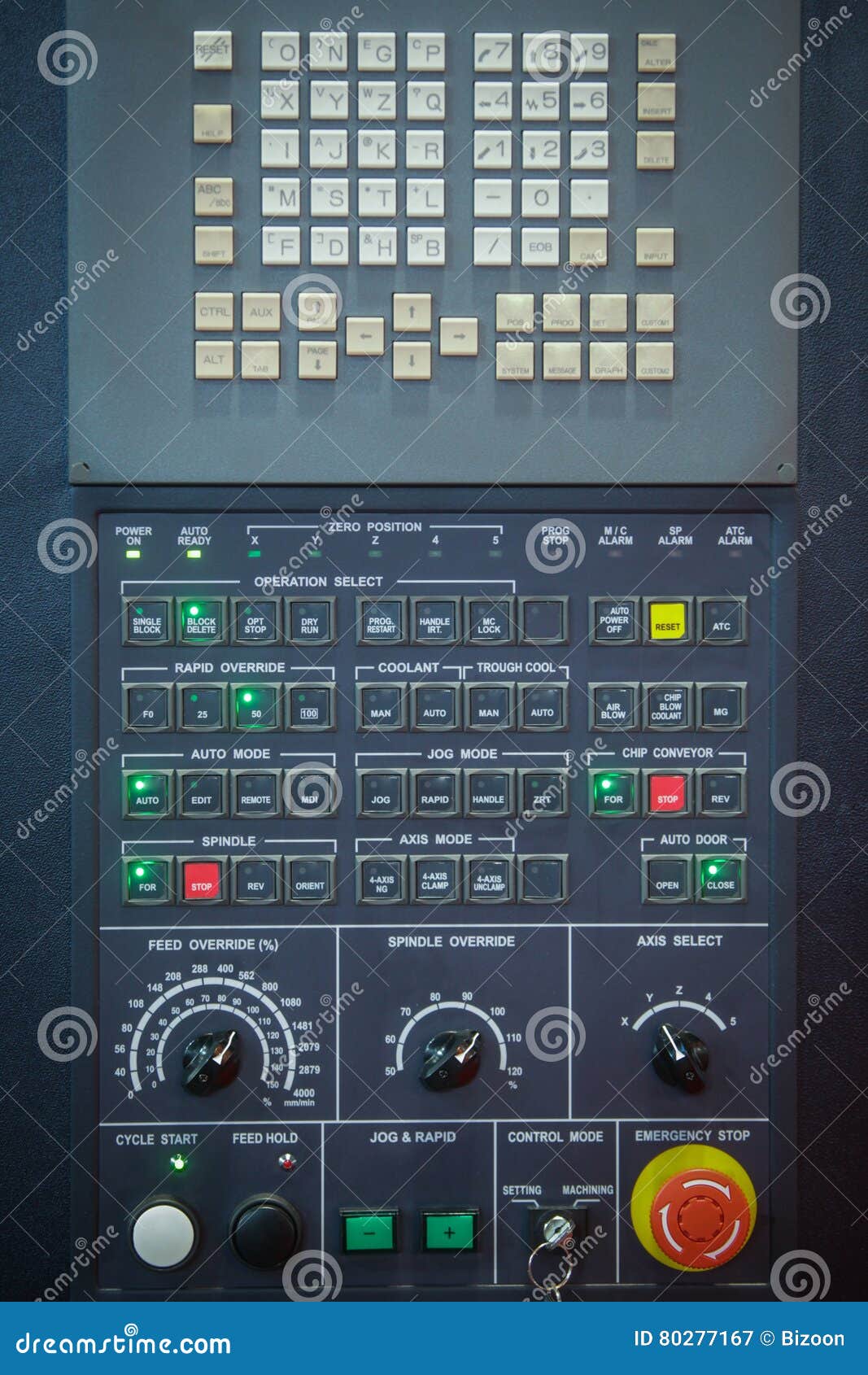 Control panel detail stock image. Image of equipment - 80277167