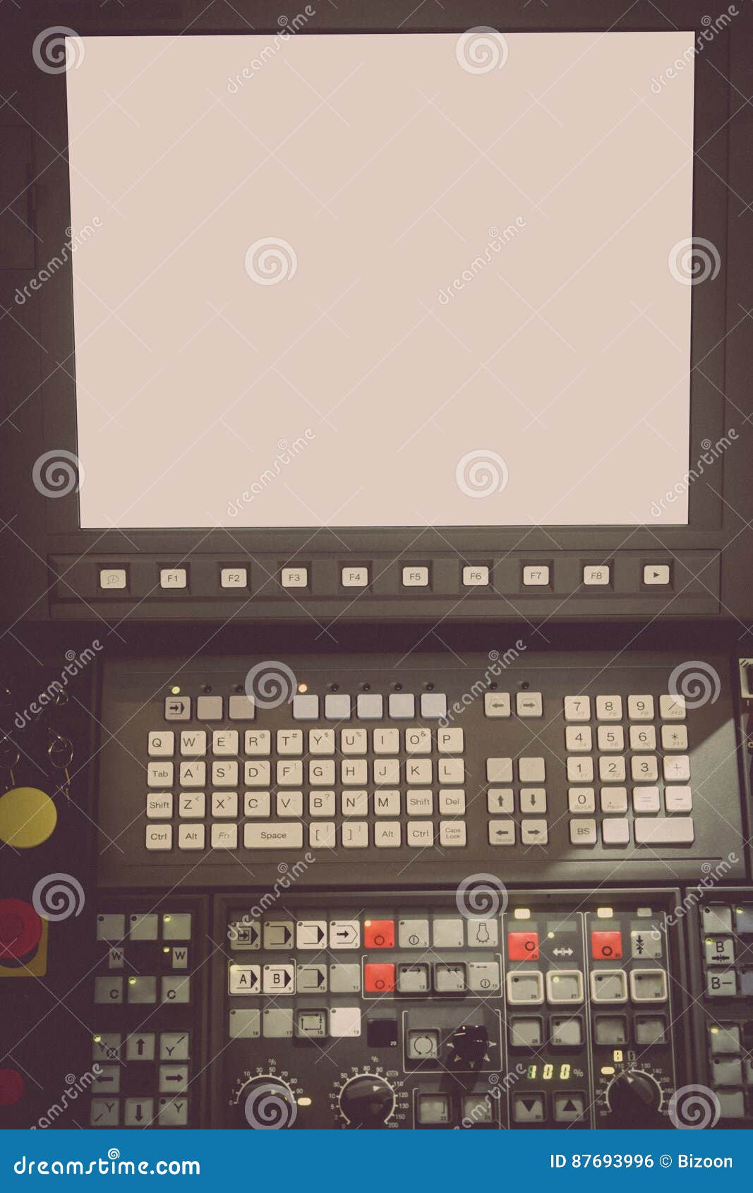 Control panel detail stock photo. Image of console, equipment - 87693996