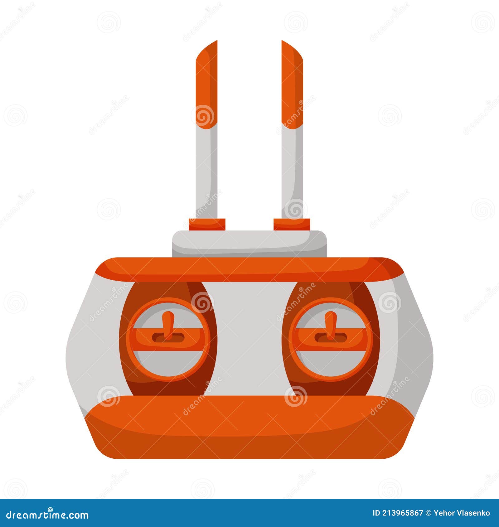 Control Panel of Drone Cartoon Vector Icon.Cartoon Vector Illustration ...