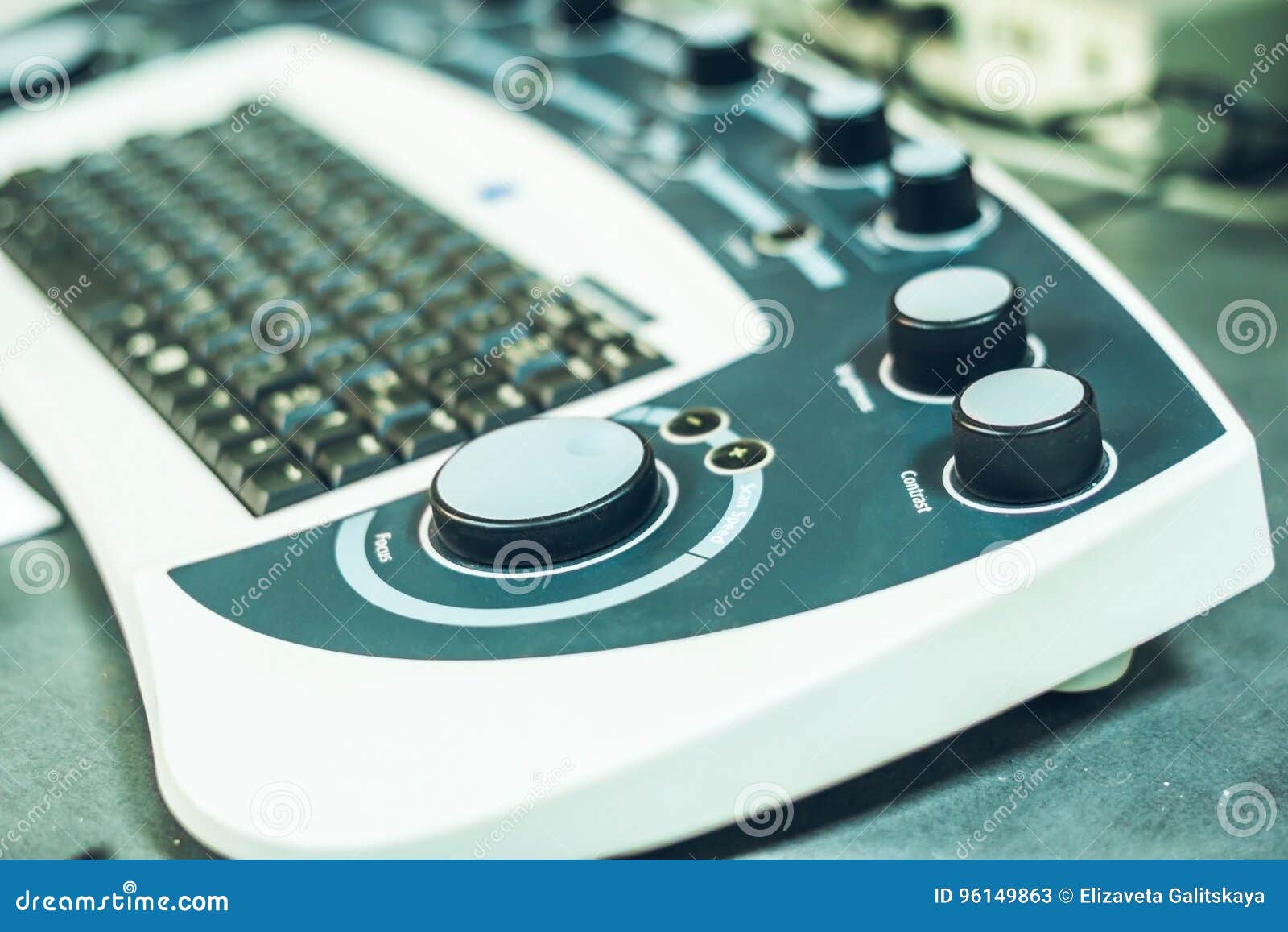 Control Panel of an Electron Microscope Stock Image - Image of ...