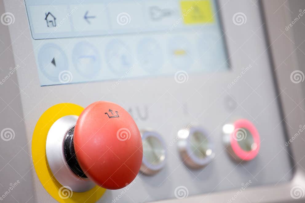 Control Panel in Food Industry Machine Stock Image - Image of industry ...