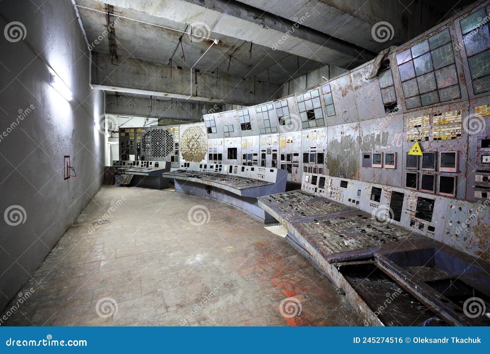 Control Panel of the Fourth Power Unit Editorial Photo - Image of ...